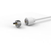 China DC 2 Position White Magnetic Cable Connector Male Female For High-End Wine Ware Lamps for sale