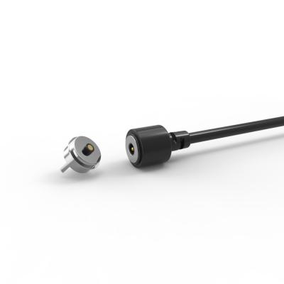 China DC Magnetic Pogo Pin Male & Female Cable Connector For Bike Light for sale