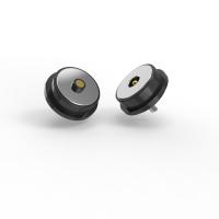 China Diameter 10.0mm Black Round Male Female Magnetic Connector For Electronic Device for sale