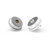 China Diameter 10.0mm White Circular Male And Female Magnetic Connector With 3A for sale