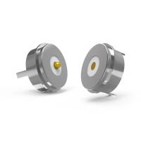 China Dia 10.0mm Male & Female Circular Magnetic Spring Pogo Pin Connector For LED for sale