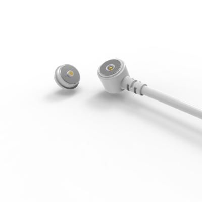 China Dia 10.0mm White Magnetic Cable Connector Manufacture For Home Appliances for sale