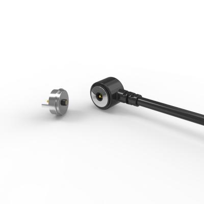 China Round Male And Female Magnetic Charging Cable Connector For Thermal Lunch Box for sale
