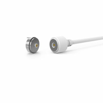 China Round Type Magnetic Charger Usb Cable Connector For Electronic Massager for sale