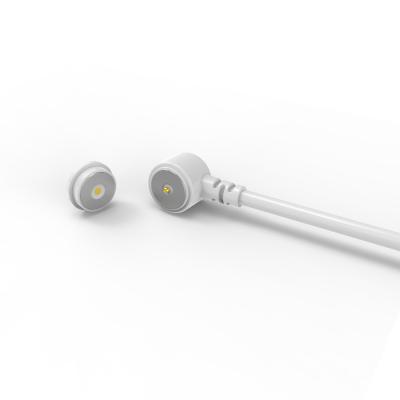China Round Male And Female Magnetic Pogo Pin Charger Cable Connector for sale
