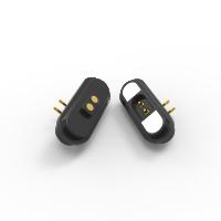 China 2pin male & female right angle magnetic pogo pin connector for household products for sale