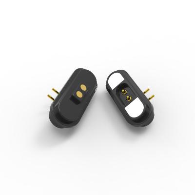 China 2pin male & female right angle magnetic pogo pin connector for household products for sale