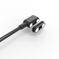 China Magnetic cable connector square 2pin male and female electrical pogo pin for sale