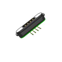 China 5A 12V male female bening 4pin pogo pin magnetic connector with PCB for sale