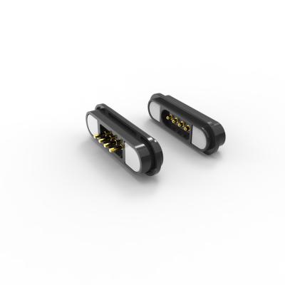 China 4pin male & female smartband magnetic pogo pin connector for household products for sale