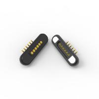 China 6pin male and female magnetic connector use in electonic candle light for sale