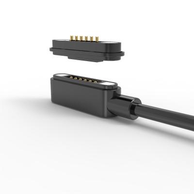 China Male magnetic cable connector 6pin charging USB connector for electronic device for sale