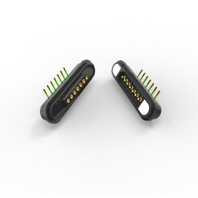 China 7 pin magnetic connector 5A male female bening pogo pinconnector on electronic product for sale