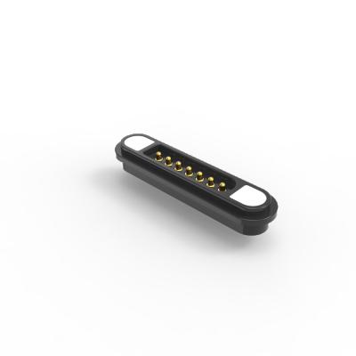 China 2.2mm pitch 7pin male & female magnetic charging connector use in electonic candle light for sale