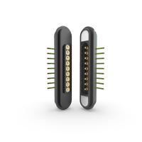 China 9 Pin Male And Female Magnetic Connectors  PCB Magnetic Connector With 5A Current for sale