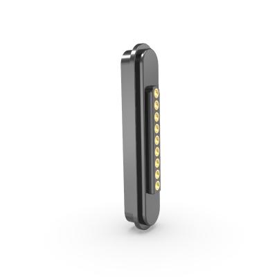 China 3A Male And Female 9Pin Magnetic Pogo Pin Connectors for sale