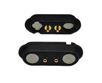 China PA9T housing 2pin male and female pogo pin connector magnetic connector for sale