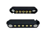 China 5 Position Magnet Spring-Loaded Pogo pin connector 2A magnetic connnector for sale