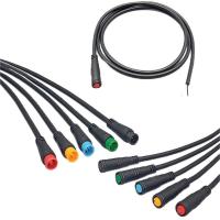 China Manufacturer direct selling wholesale custom M8 2-6core waterproof male female controller scooter or e-bike wire connector for sale