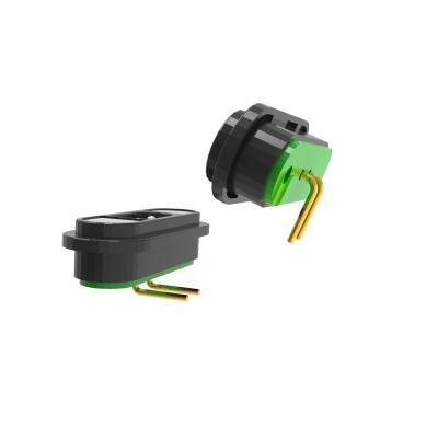 China 2pin male & female bending magnetic power connector 2.8mm pitch for sale