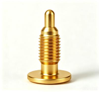 China Screw type gold plating spring pogo pin for sale