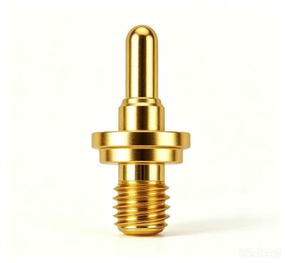 China screw thread spring plunger electrical contact pogo pin for sale