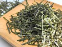 China Individually Packaged Dried Edible Seaweed / Toasted Seaweed Flakes for Noodles Dark Green for sale