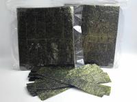 China Gold Japanese Yaki Roasted Seaweed Hand Roll Sushi Nori Full Sheets 1/6 Cut for sale