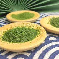China Green Hued Aonori Seaweed  Delicious Topping For Baked Potatoes Snacks for sale