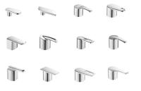 China High Performance Chrome Faucet Handle Deck Mounted For Bathrooms for sale