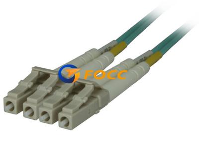 China 10GB 50 125UM Fiber Optic Network Cable LC To LC 2 Meter Length for sale