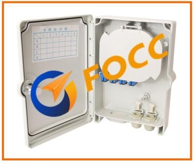 China Waterproof Fiber Optic Terminal Box / Network Termination Box , 2 Port Plus 24 Port for sale