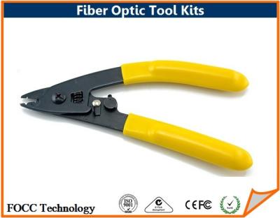 China 250 Micron Buffer Fiber Optic Tool Kits Dual Hole Strip 2mm - 3mm Fibre Jackets for sale