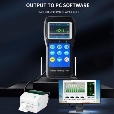 China Easy To Operate Portable Hardness Tester Compact Ultrasonic Hardness Tester Impact Resistant for sale