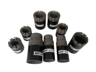 China Male Female Impregnated Diamond Core Bit Cylindrical BQ NQ for sale