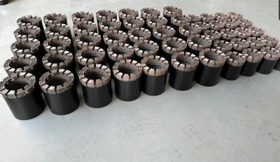 China HQ NQ Wireline Drilling Core Bit Made Of Impregnated Diamond And Carbon Steel for sale