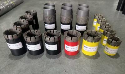 China Impregnated Diamond Core Bit Featuring Synthetic Diamonds Embedded in Metal Alloy Matrix for Durable and Rock Cutting Applications for sale