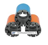 China Bq Nq Hq Pq Impregnated Diamond Core Drill Bit for Wireline Coring for sale