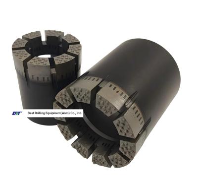 China Diamond Core Drill Bits and Core Barrels for Drilling with Different Waterways for sale