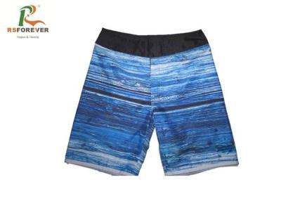 China Men's Quick Dry Swim Trunks with Pockets Athletic Blue Shorts 7 Inch Inseam for sale
