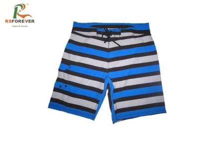 China Men's Dye Sublimation Beach Surfing Board Shorts Stripe Design Quick Dry for sale