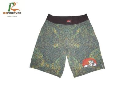 China Custom Men's Long Board Shorts Beach Swim Trunks Sublimation Printing Quick Dry 5 Inch Inseam for sale