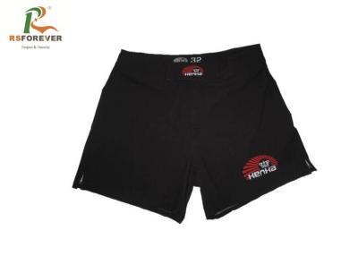 China Plain Boxer Black Board Shorts Quick Dry Fabric Fitness Wear Boardshorts 2XL for sale
