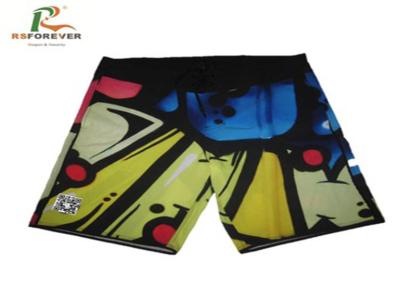 China Custom Silk Screen Printing Mens Surf Spandex Boardshorts No Minimum Order for sale