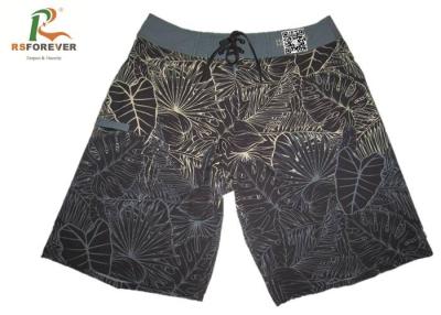 China Men's Swim Waterproof Board Shorts 4 Way Stretch Fabric Sublimation Printing Quick Dry for sale