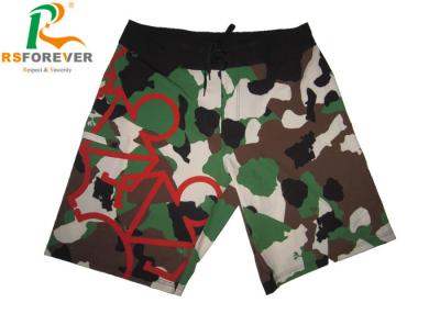 China Camo Men's Hawaiian Board Shorts 4 Way Stretch with Zipper Pocket 21 Inch for sale