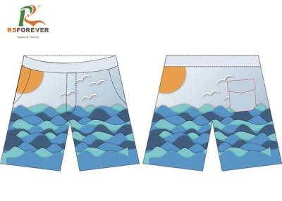 China Quick Dry Water Repellent Boardshorts for Men 100% Polyester Beach Surf Shorts for sale