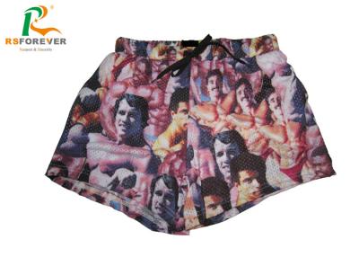 China Polyester Printed Men Board Shorts With Mesh Full Sublimation Custom Size for sale