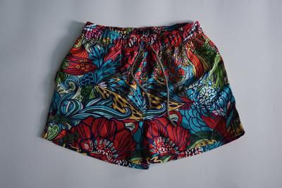 China Men's Quick-Dry Swim Trunks with Mesh Lining Elastic Waistband 5 Inch Inseam for sale