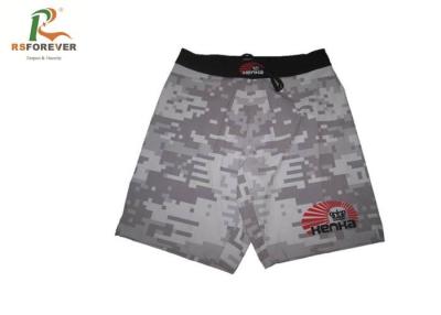 China Boys Camo Swim Trunks Digital Print High Performance Quick Dry 100 Polyester for sale